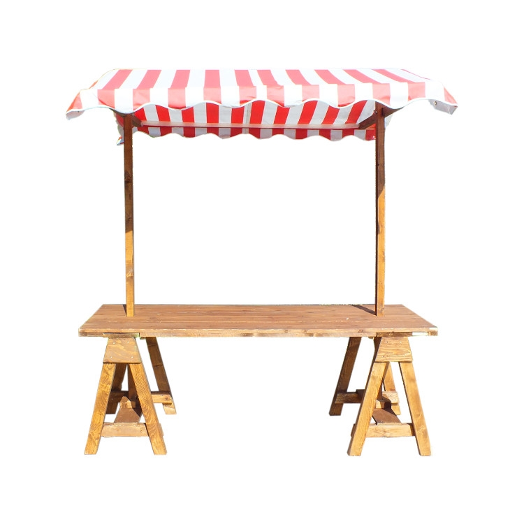 Nostalgische Houten marktkraam huren? | Ome Piet verhuur